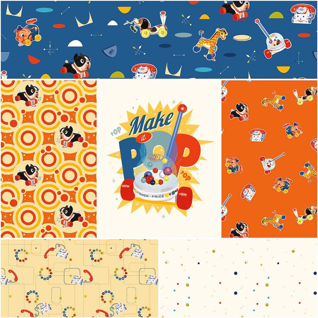 PRE-ORDER, Pop 'n Play 5 Stacker, Riley Blake Fabric, Child Boy Toys ...