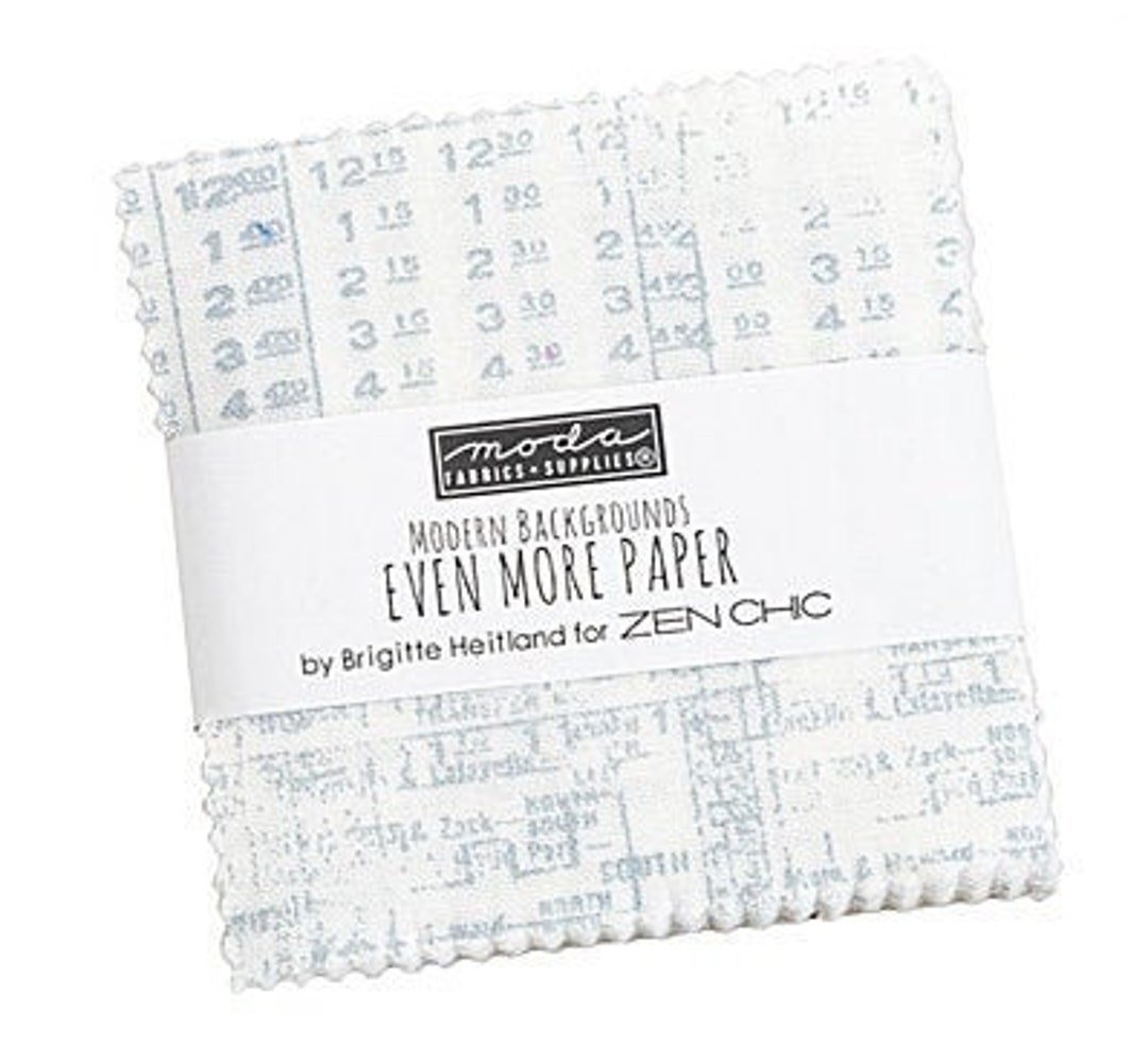 Moda Modern Background Even More Paper MINI Charm Pack, Zen Chic for ...