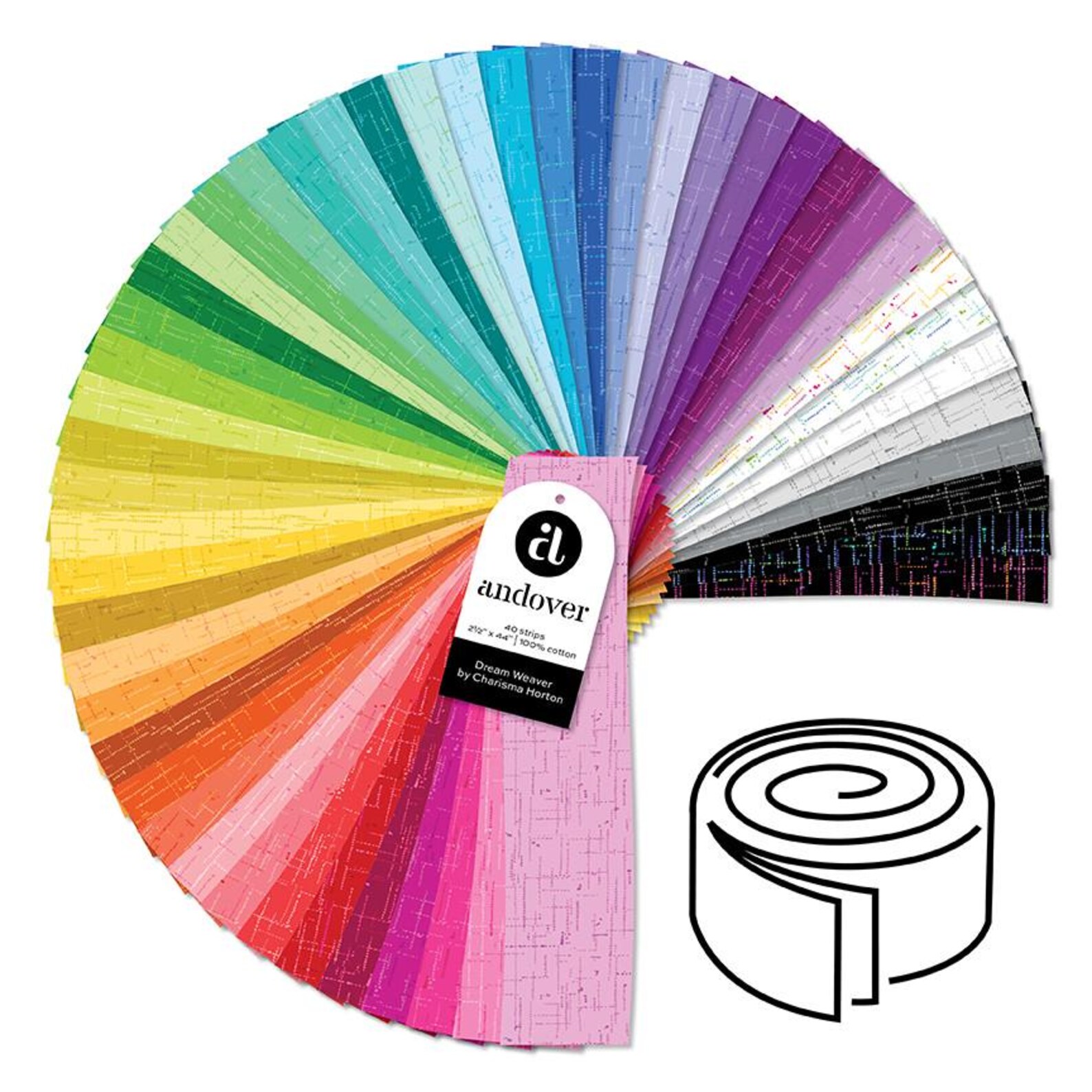 PRE-ORDER, Dream Weaver Jelly Roll Fabric Strips by Charisma Horton for ...
