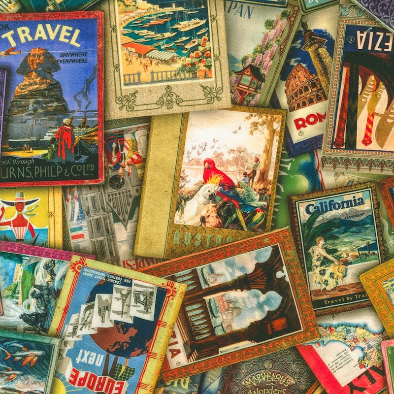 Travel Fabric - Etsy