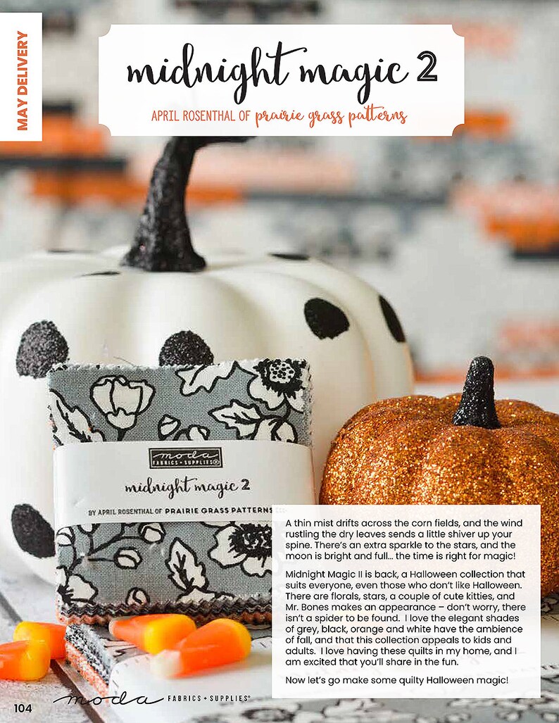 Moda Midnight Magic 2 Jelly Roll Halloween Fabric April - Etsy