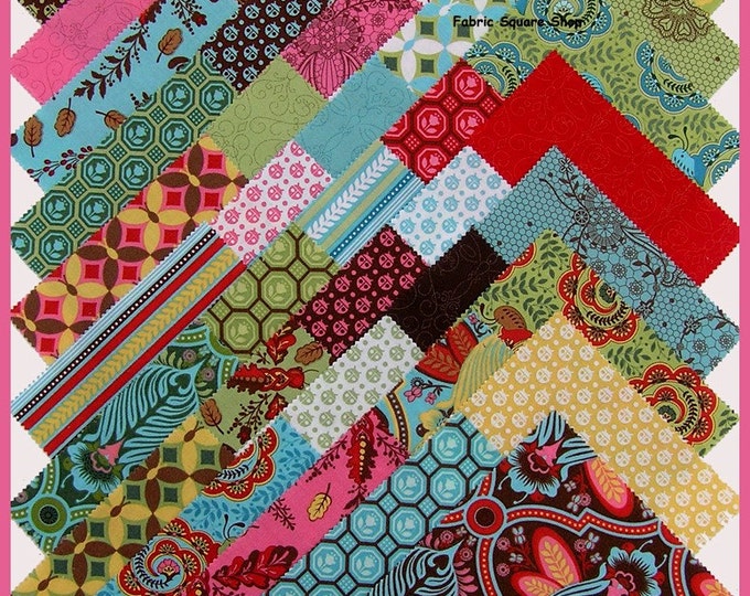 Tula Pink FLUTTERBY Fabric Charm Square Kit - Etsy