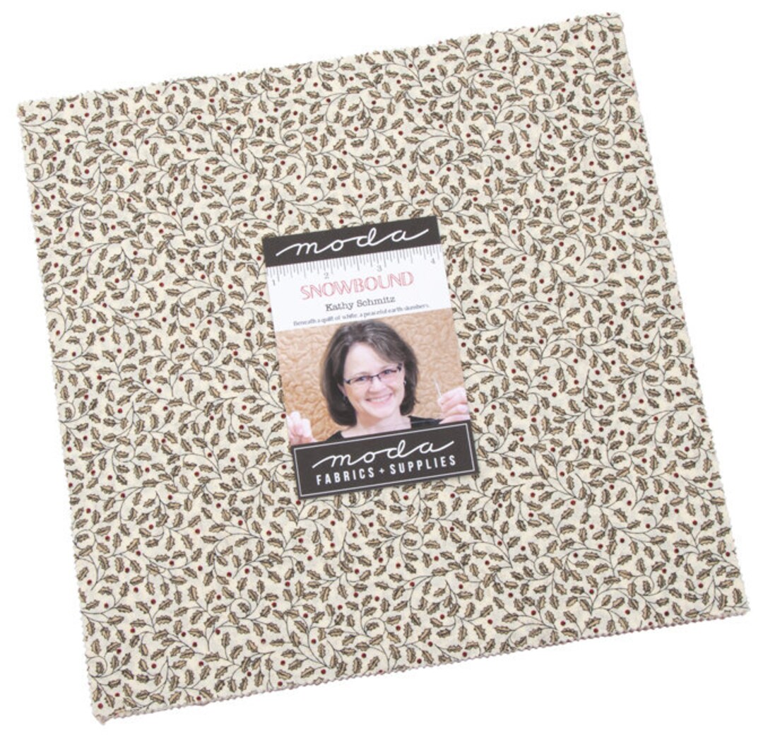 Snowbound, 10" Layer Cake, Kathy Schmitz Fabric, Precut Squares ...