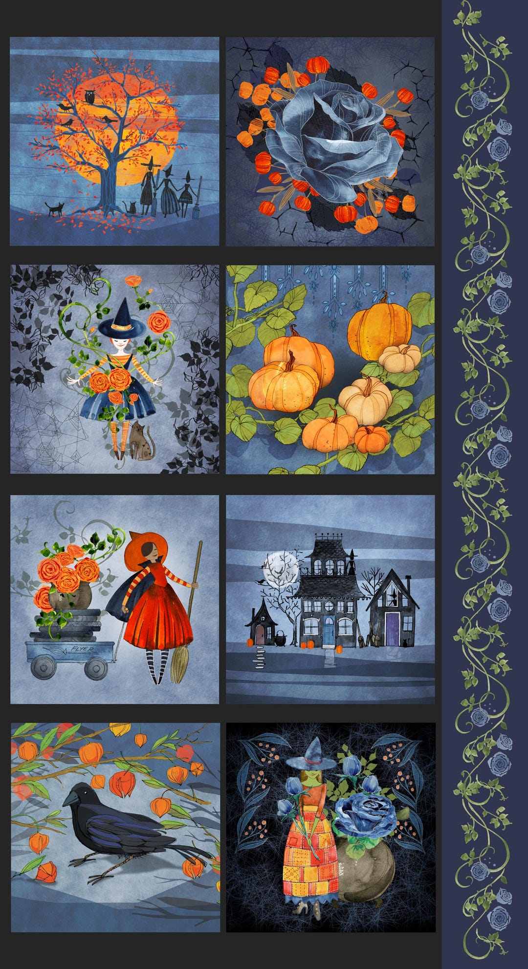 PRE-ORDER, Moda Coven Multi Panel 48807-11, Robin Pickens Fabric ...