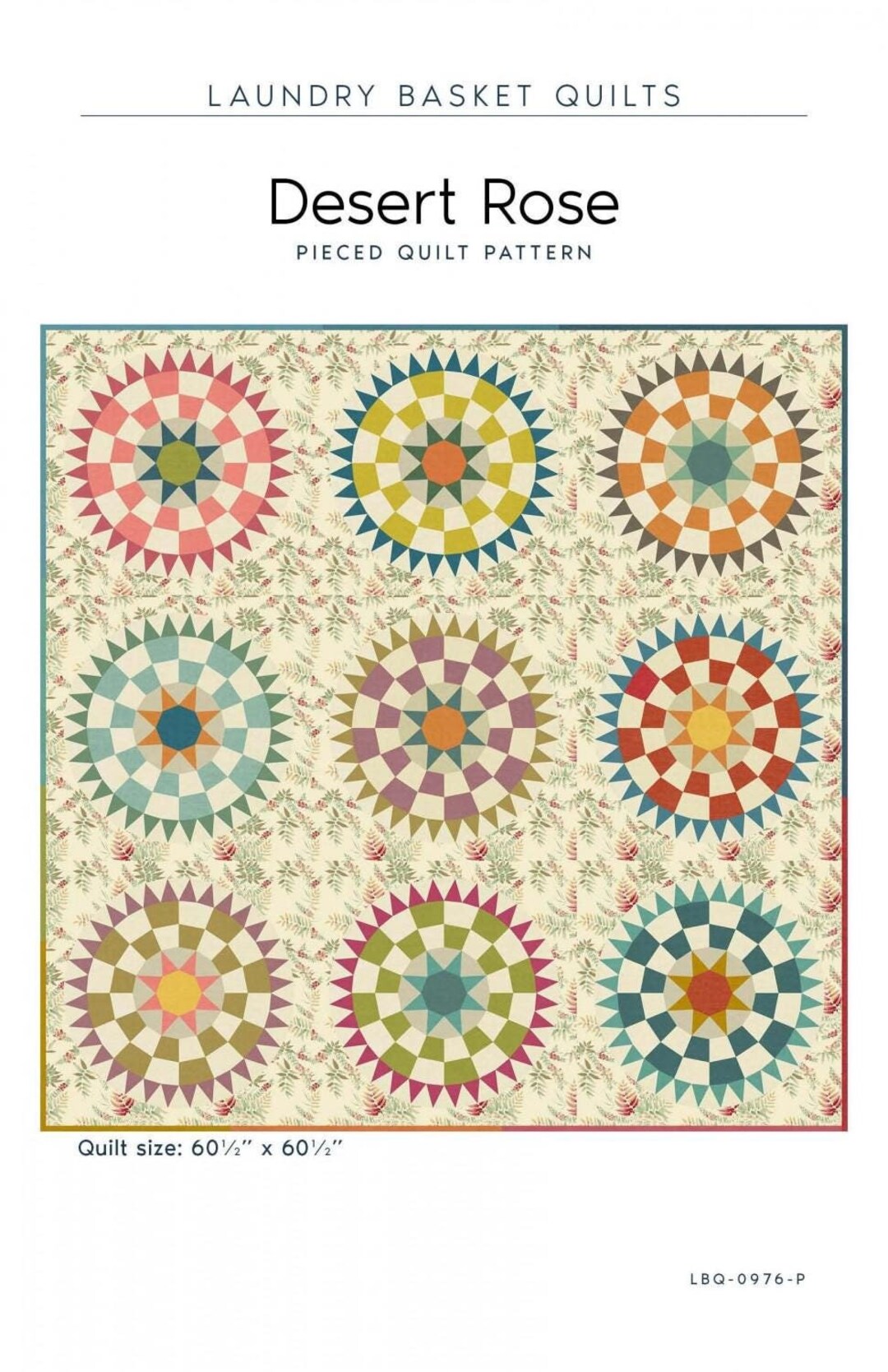 Desert Rose Pieced Quilt Pattern by Edyta Sitar, LBQ-0976-P - Etsy