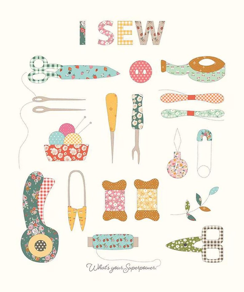 Minki Kim Sunsetridge Sew Panel P15738, Riley Blake Fabric, 100% Cotton ...