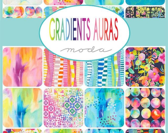 Gradients Auras Fabric Fat Quarter Bundle, 27pc, Moda Fabric, 33730AB ...
