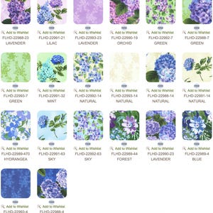 Hydrangea Grace Roll Up, Robert Kaufman Fabric, Purple Florals, Jelly Roll, RU-1323-40, J09 - Etsy