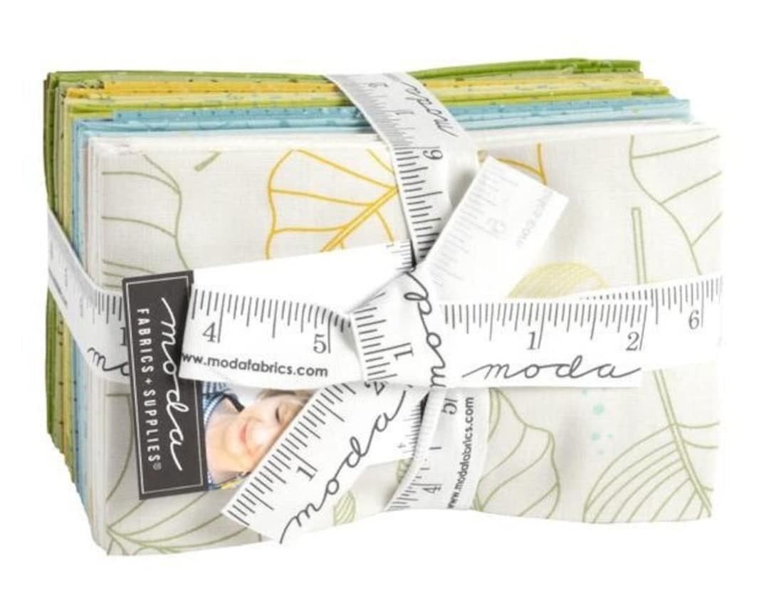 Olive You Fat Eighth Bundle, 28pc, Zen Chic for Moda Fabrics, Leaf Leaves, Precut Fabric, 1880F8 ...