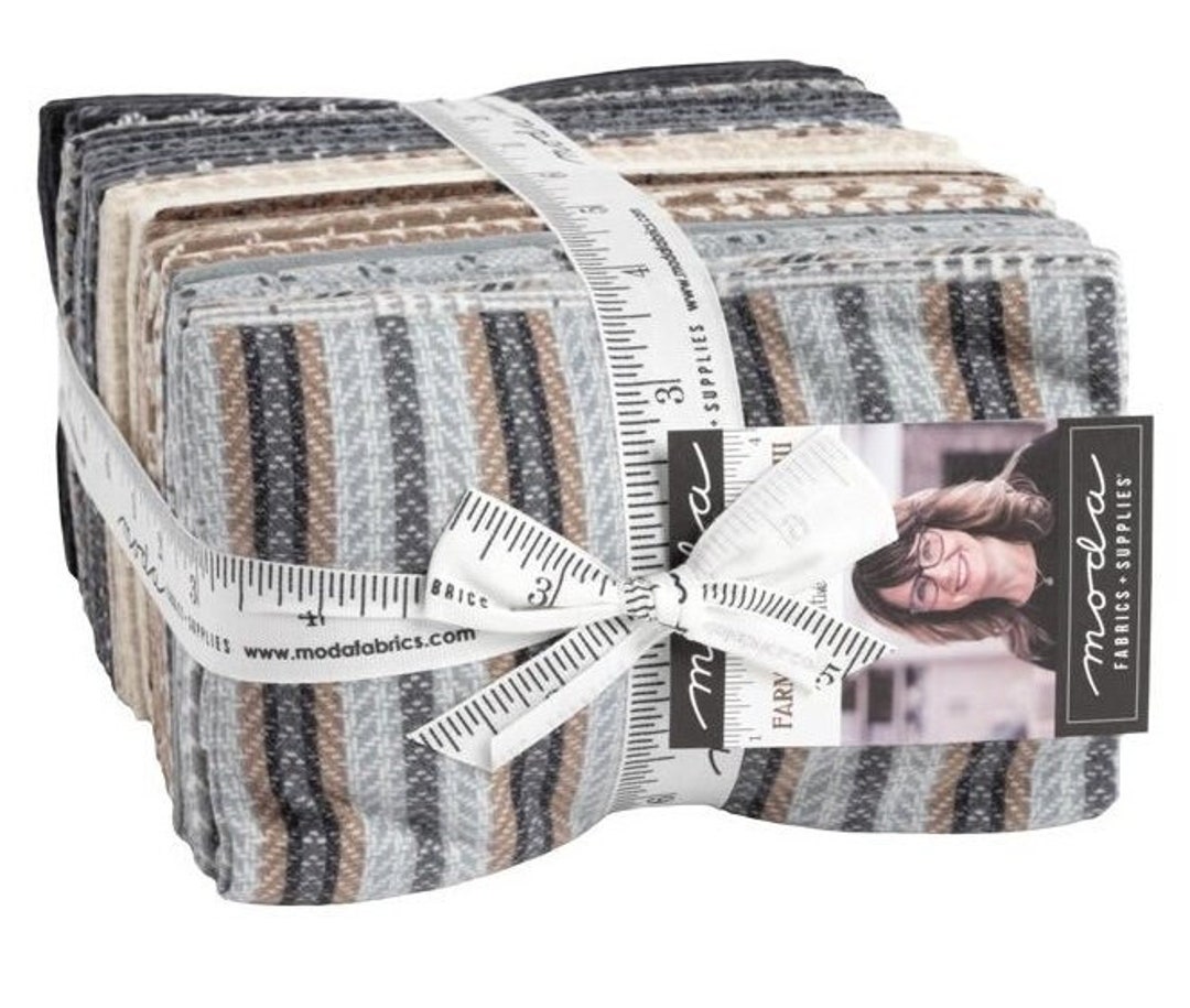 Moda Farmhouse Flannels III Fabric Fat Eighth Bundle, 37pc, Precut ...