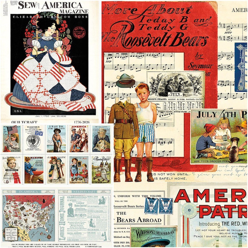 Sew America Riley Blake - Etsy