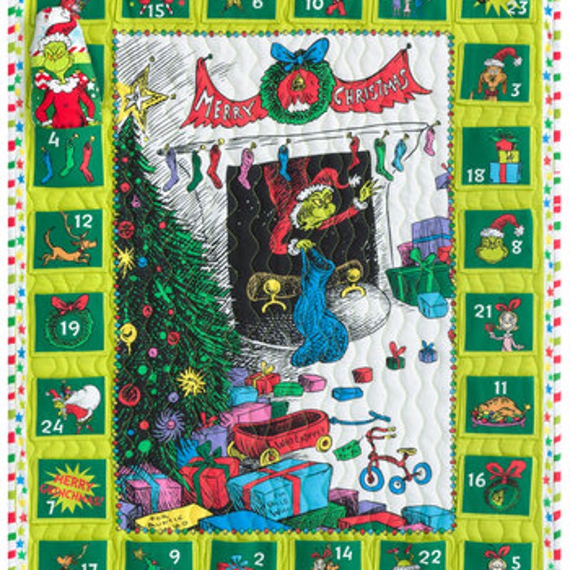 Grinch Quilt Kit - Etsy