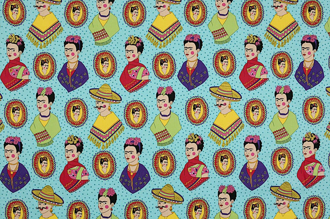LAST FQ Alexander Henry Fabric Fantastico Frida 8213C 100% - Etsy