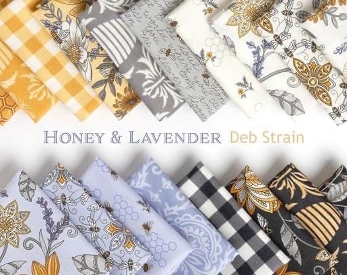 Deb Strain Honey & Lavender Fabric Fat Quarter Bundle, 32pc, Moda ...