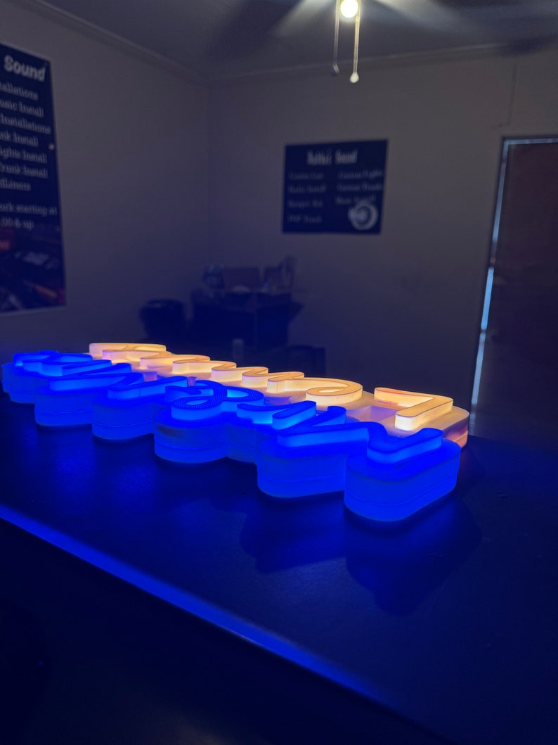 Neon 3D Signs - Etsy