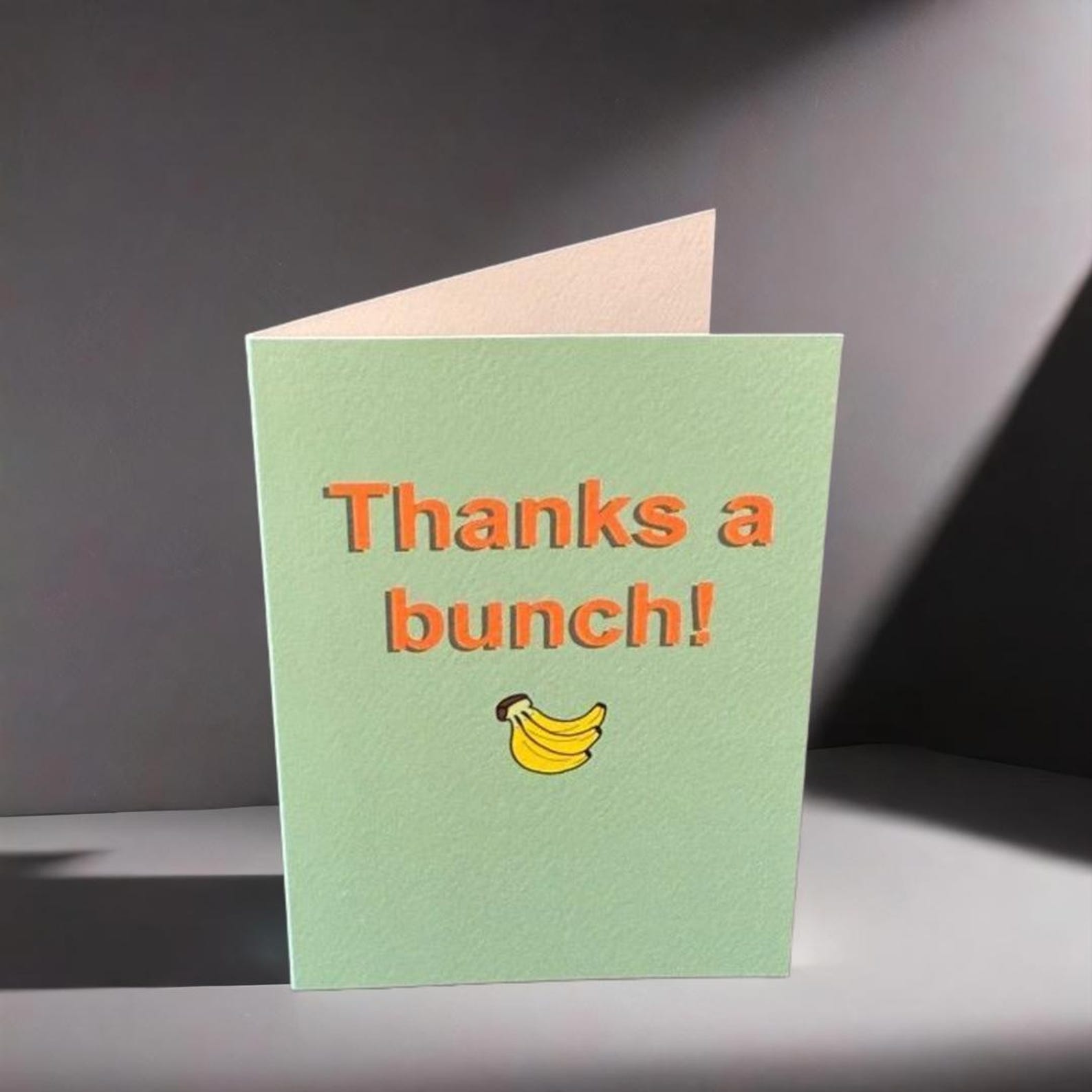 Thanks A Bunch Card | Cute Thank You Gift | Bananas Card | Thank You ...