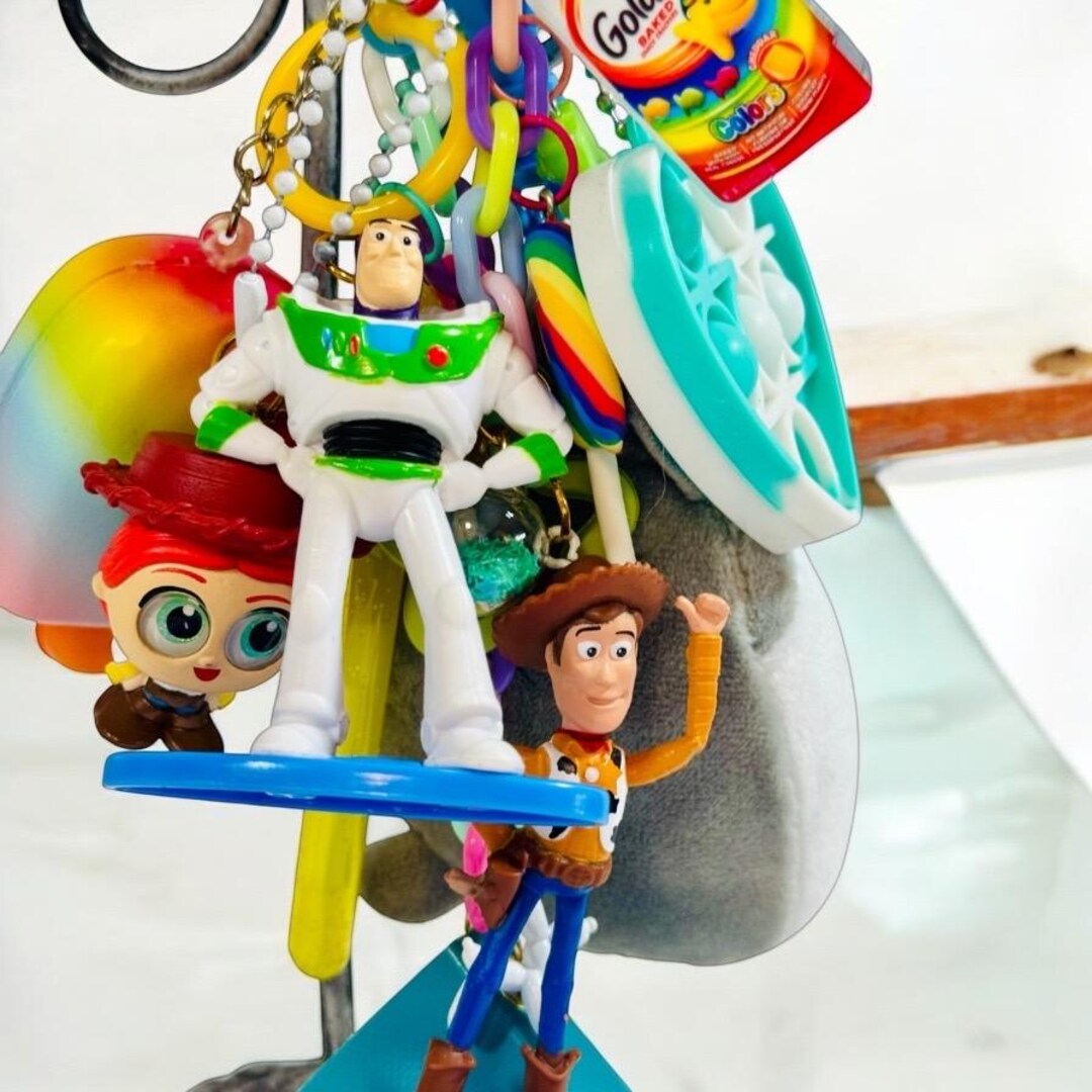 Toy Story Disney Bag Charm Keychain Mini Book Charm Fidget Charms. 6 ...