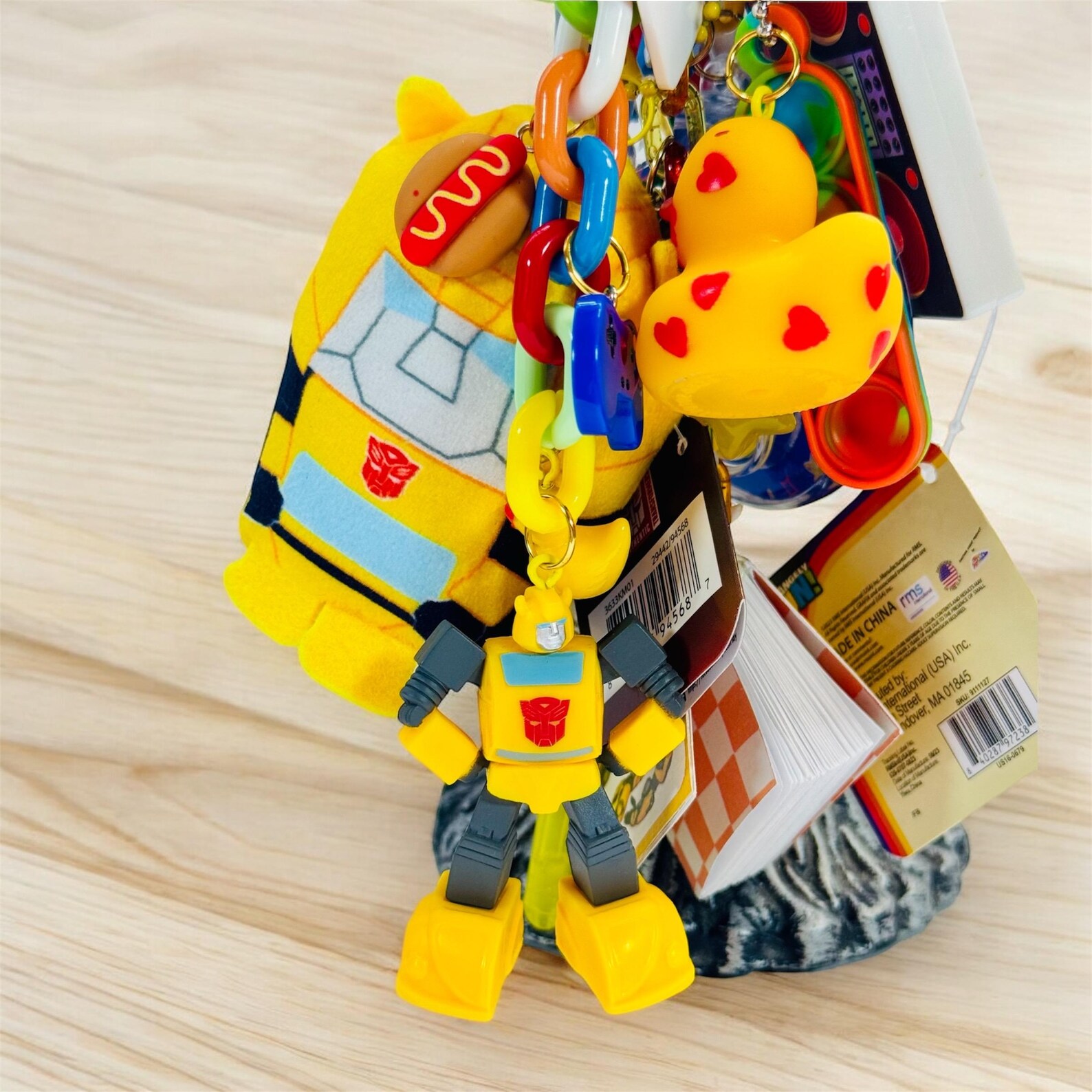 Transformers Keychain Bundle. Featuring Bumblebee, 7 Detachable Charms ...