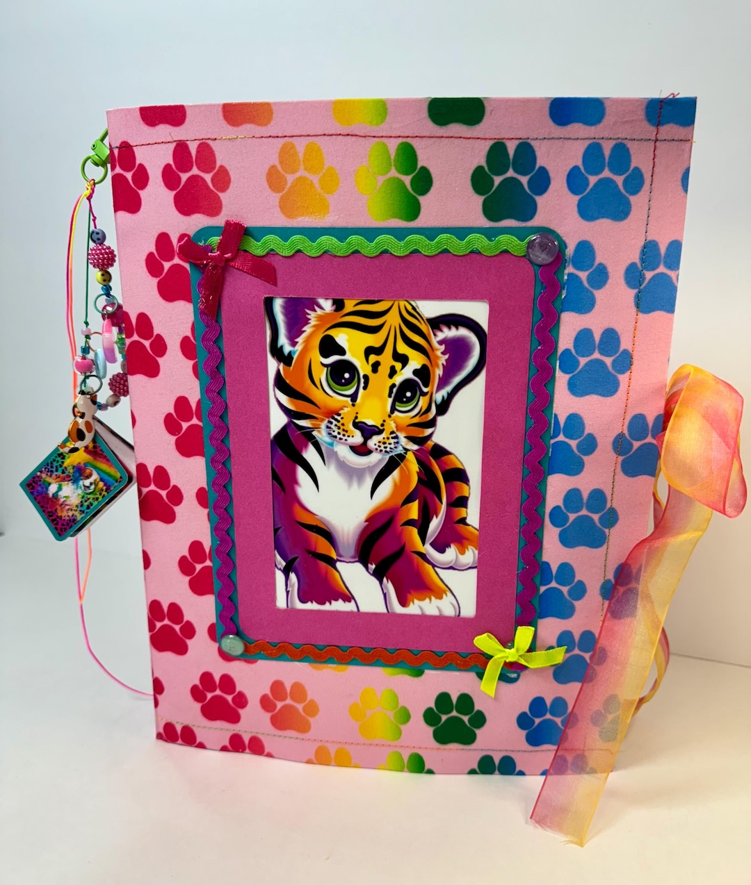 Lisa Frank Junk Journal Coloring Book, Back to School Retro Journal ...