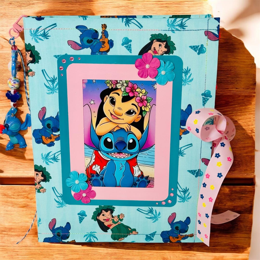 Lilo and Stitch Handmade Journal Coloring Book, Notes, Adult Coloring ...