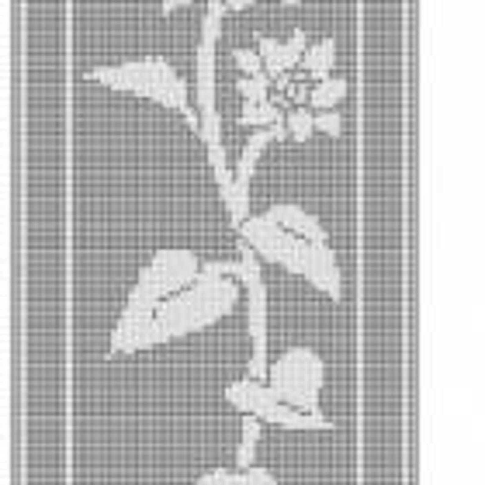 980 Sunflower Filet Crochet Pattern Wall Hanging Doily Table - Etsy