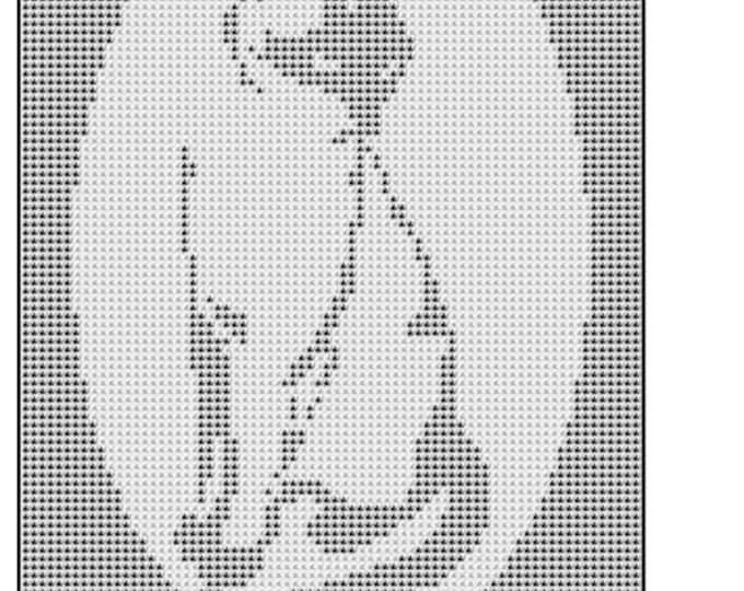 Siamese Cat Filet Crochet Afghan Doily Wall Hanging Pattern 15 - Etsy