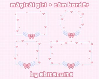 Magical Girl • Cam Border Overlay / Profile Frame • Streaming ...