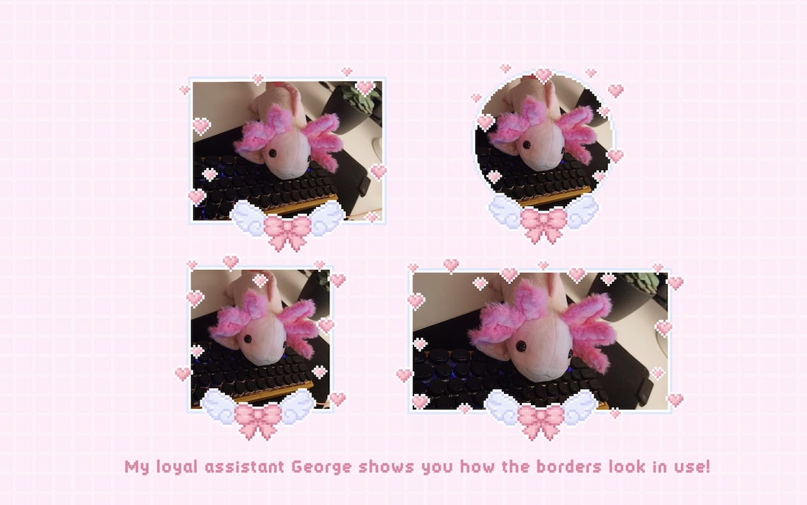 Magical Girl • Cam Border Overlay / Profile Frame • Streaming ...