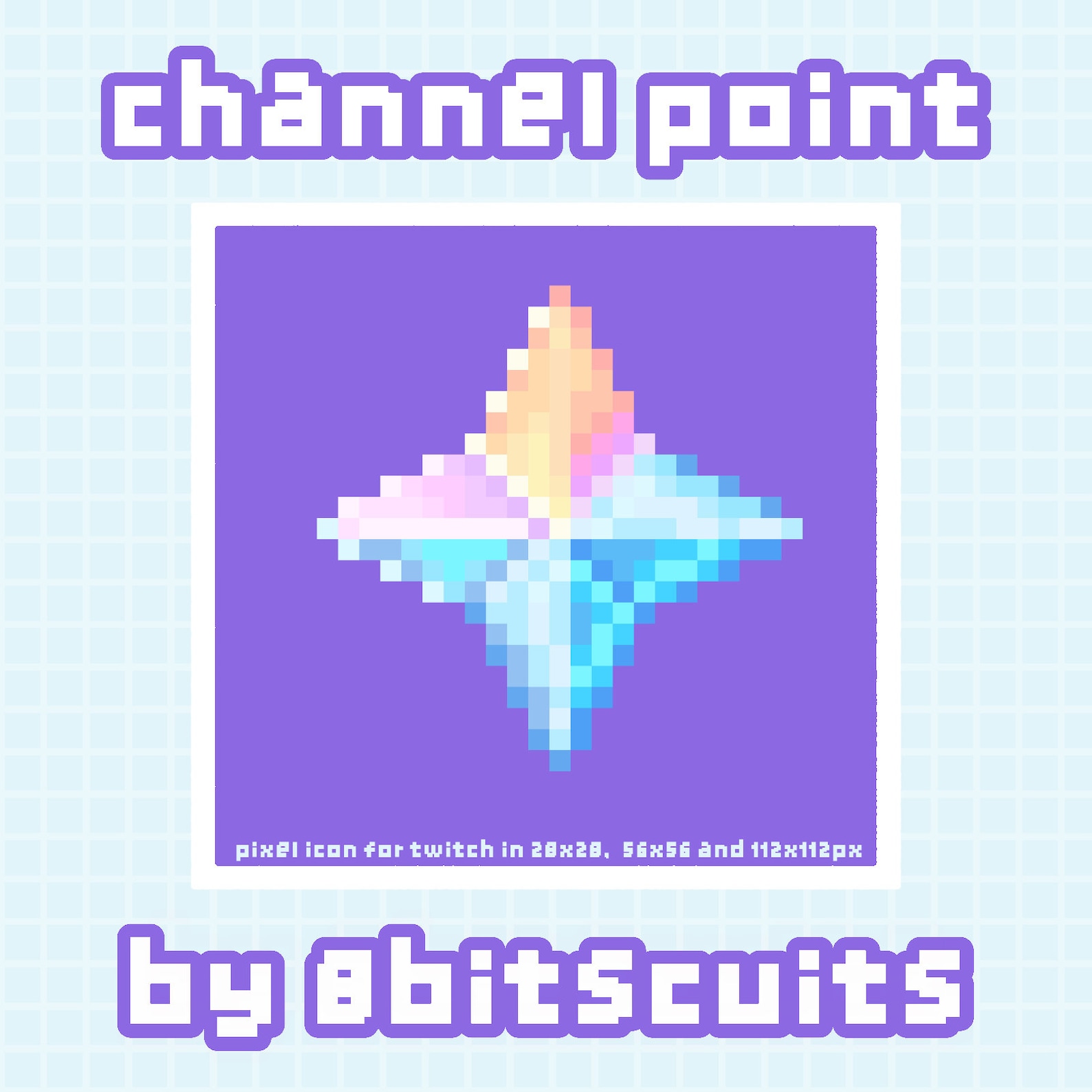 Primogem Channel Point • Pixel Art • Genshin Channel Point • Niedlich ...
