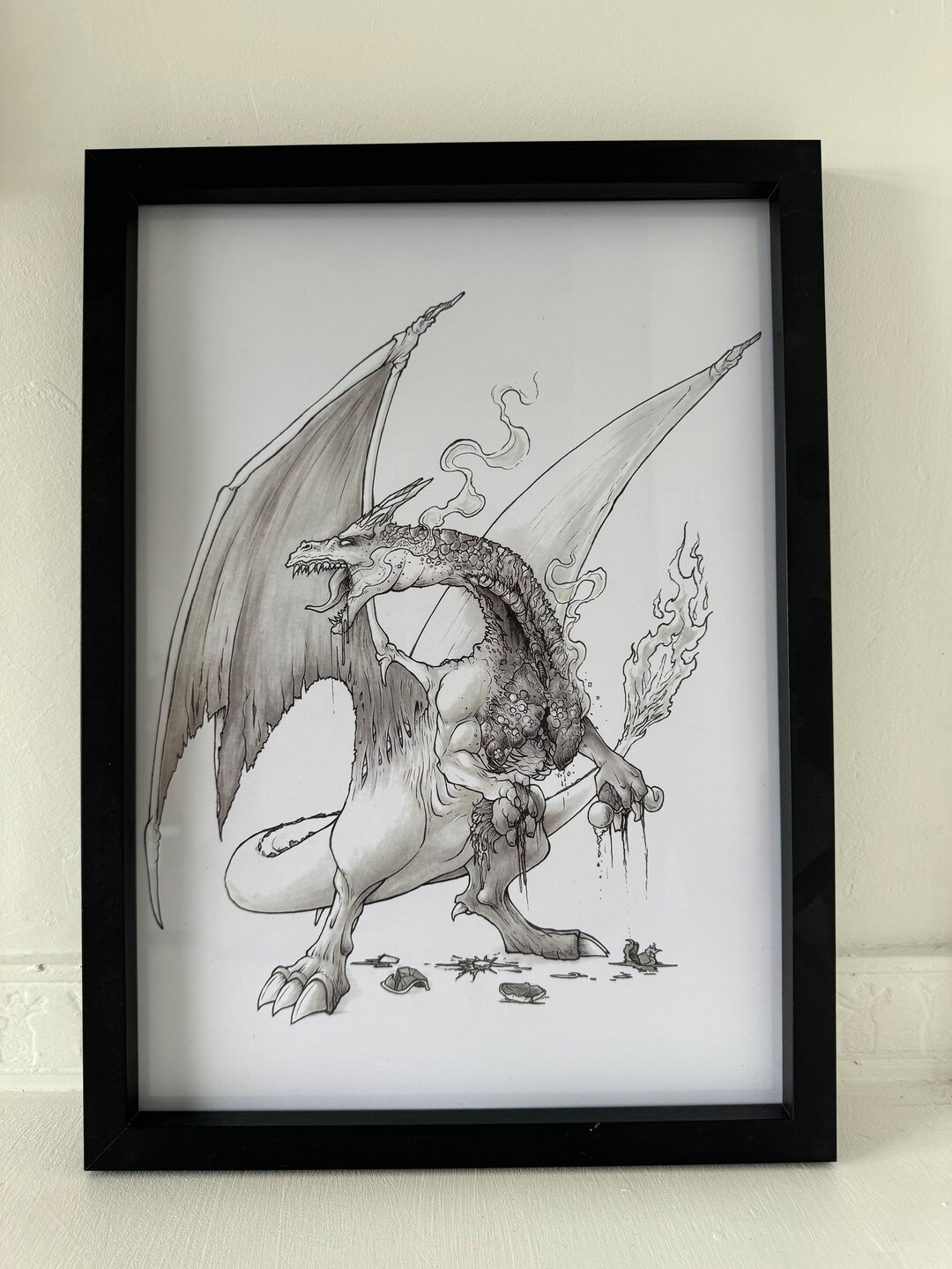 Charizard Pokemonstrosities Pokémon Print Horror A3 - Etsy