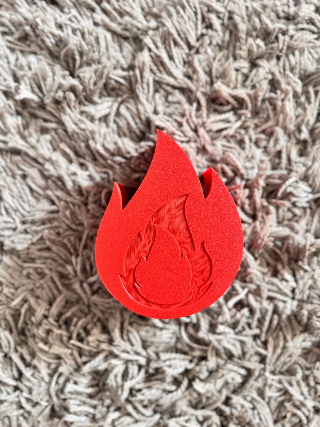 I Am on Fire Flame Box Custom 3D Printed Fire Flame Box Jewelry & Small ...