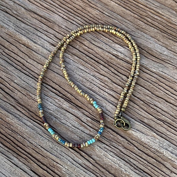 Seed Bead Necklace - Etsy