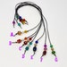 Assorted Beaded Bookthongs String Bookmarks Bookworm Gift Book Lover ...