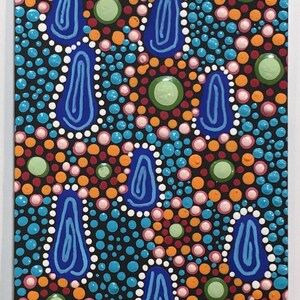 Abstract Dots A ACEO ORIGINAL Acrylic Dot Painting on 100# Bristol ...