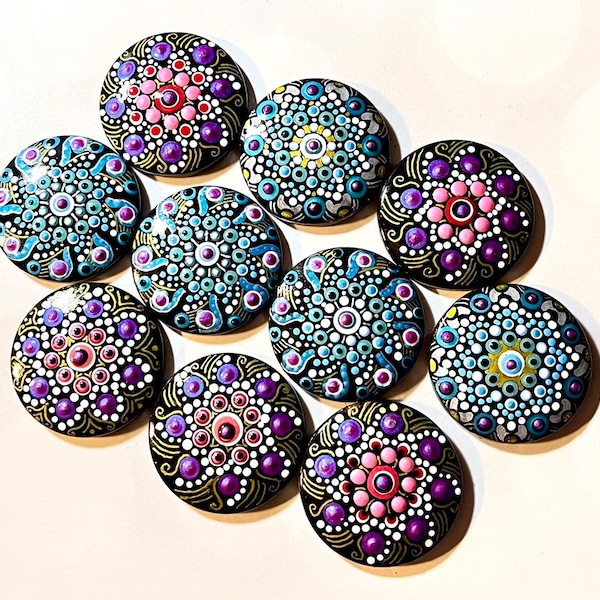 Hand Painted Mandala - Etsy