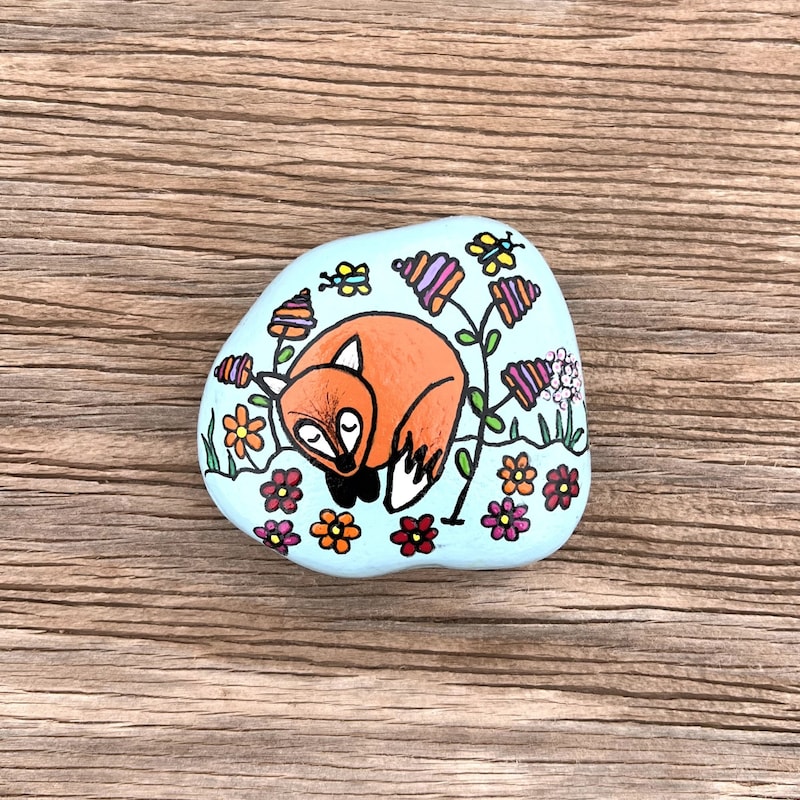 Cartoon Painted Rocks - Etsy