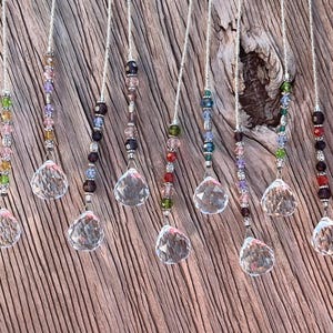 Crystal Prism Lady Bug Sun Catcher Rear View Mirror Charm Crystals ...