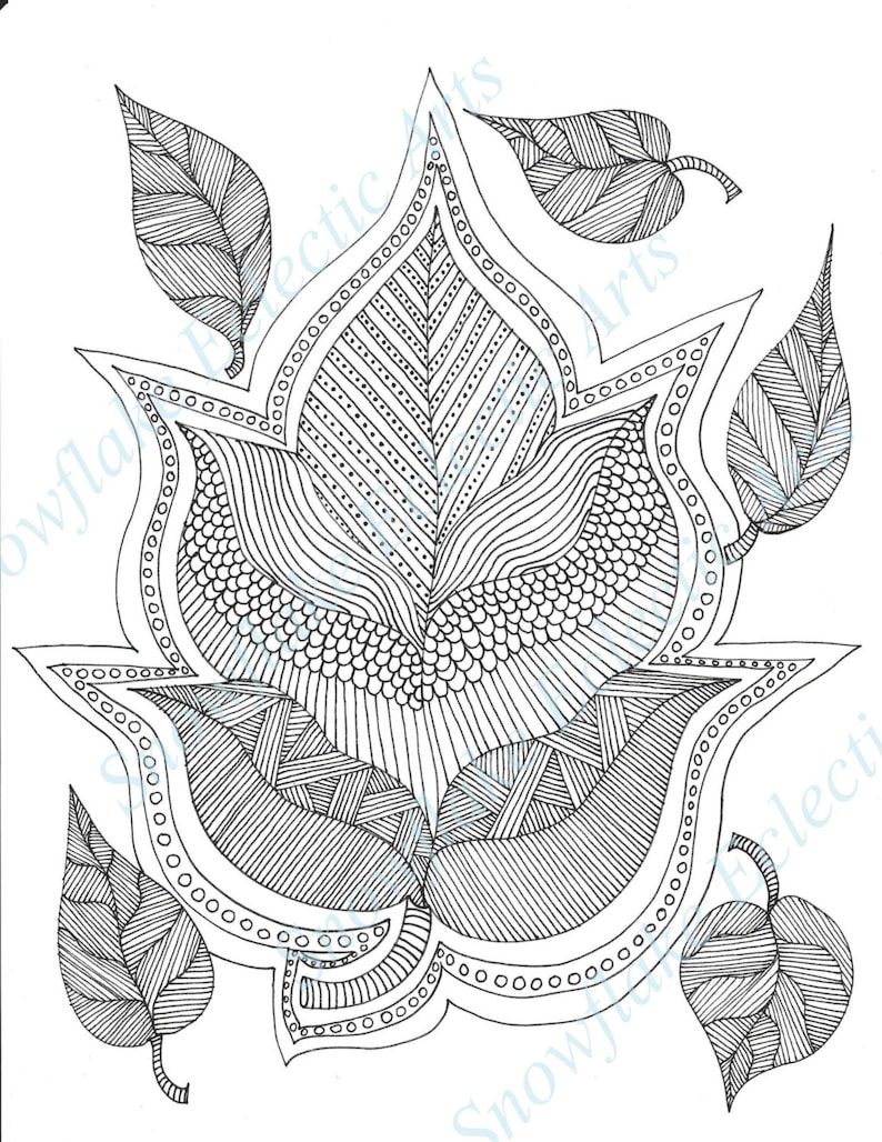 DIY COLORING Page Instant PDF Digital Download Printable | Etsy