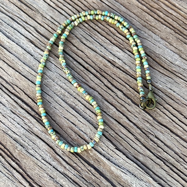 Seed Bead Necklace - Etsy