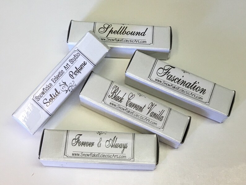 Solid Perfume Stick Hand Crafted Travel Fragrance Choose Your - Etsy