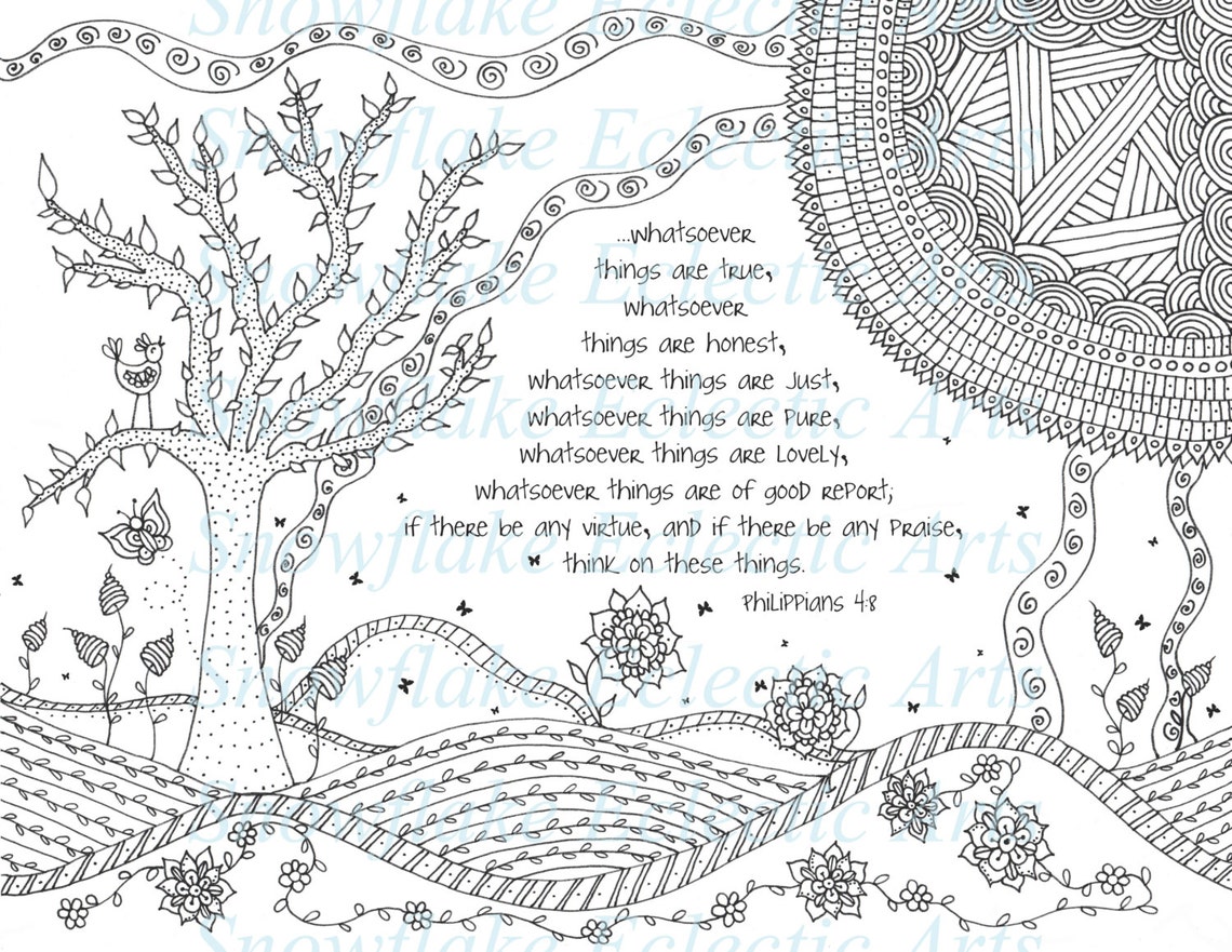 DIY COLORING Page Instant PDF Digital Download Printable | Etsy