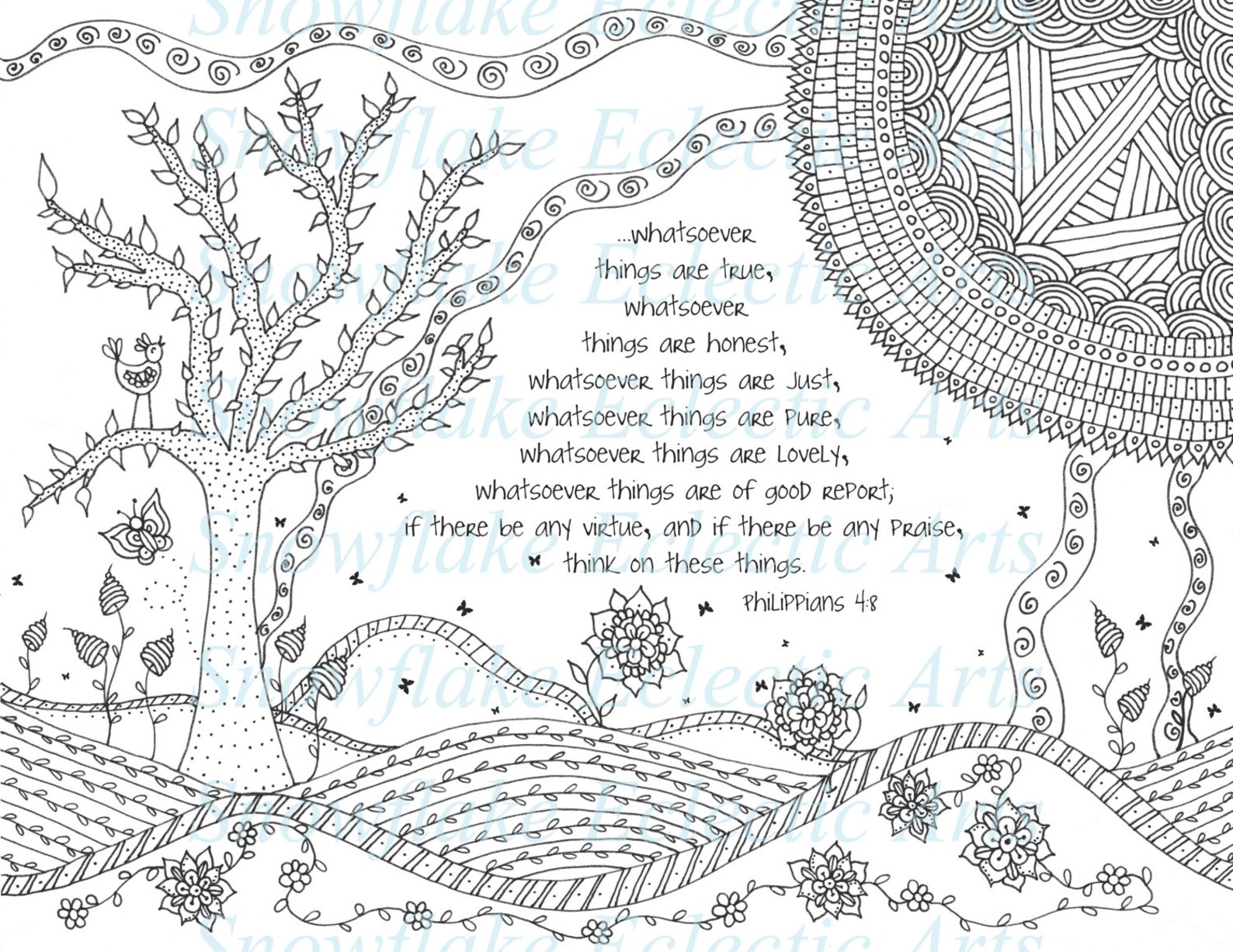 DIY COLORING Page Instant PDF Digital Download Printable | Etsy