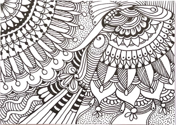 Zendoodle Coloring Pages Sun Moon