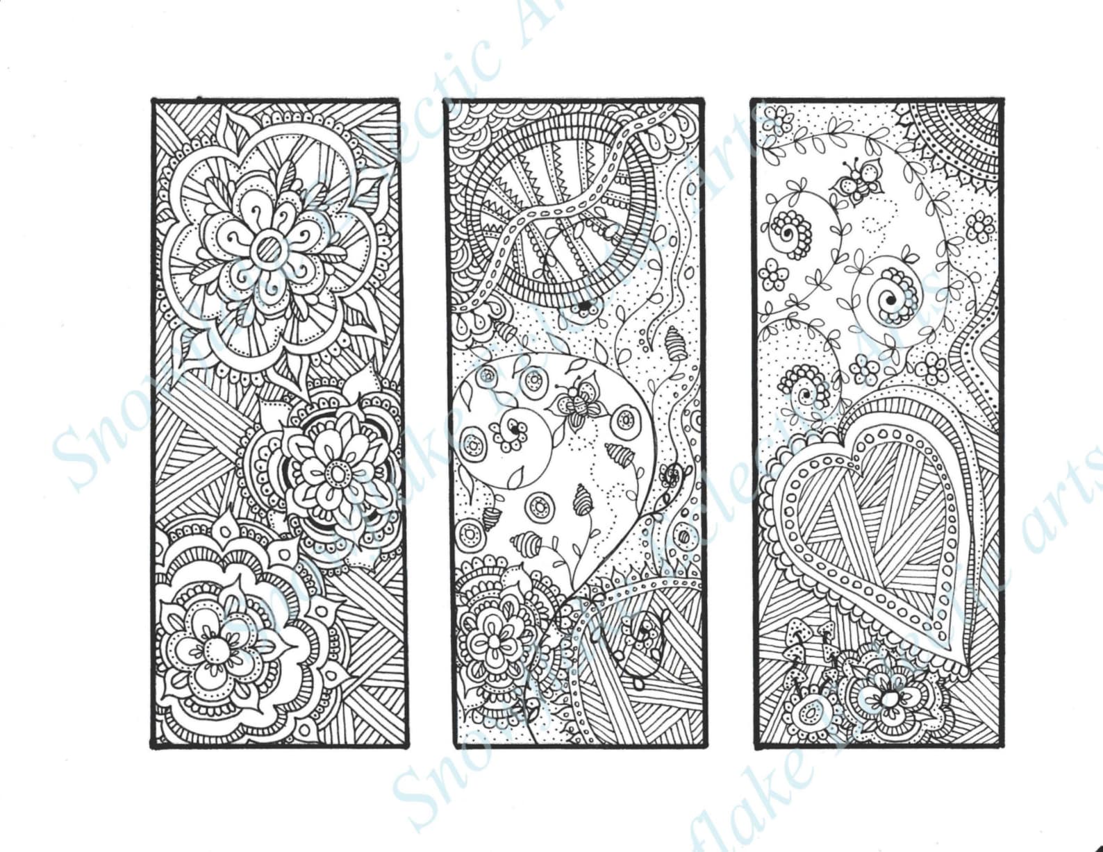 DIY BOOKMARKS Instant PDF Digital Download Printable - Etsy