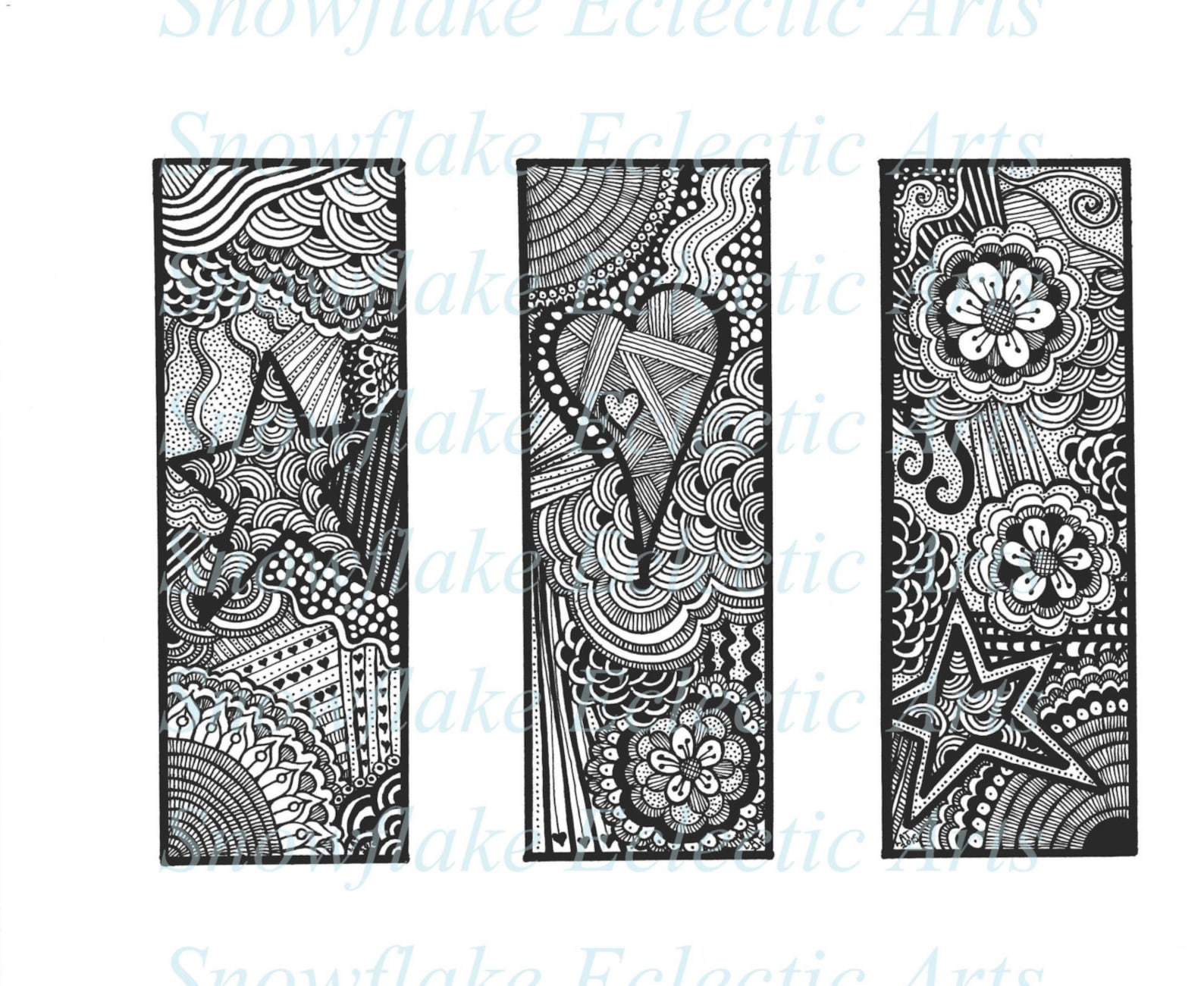 DIY BOOKMARKS Instant PDF Digital Download Printable | Etsy