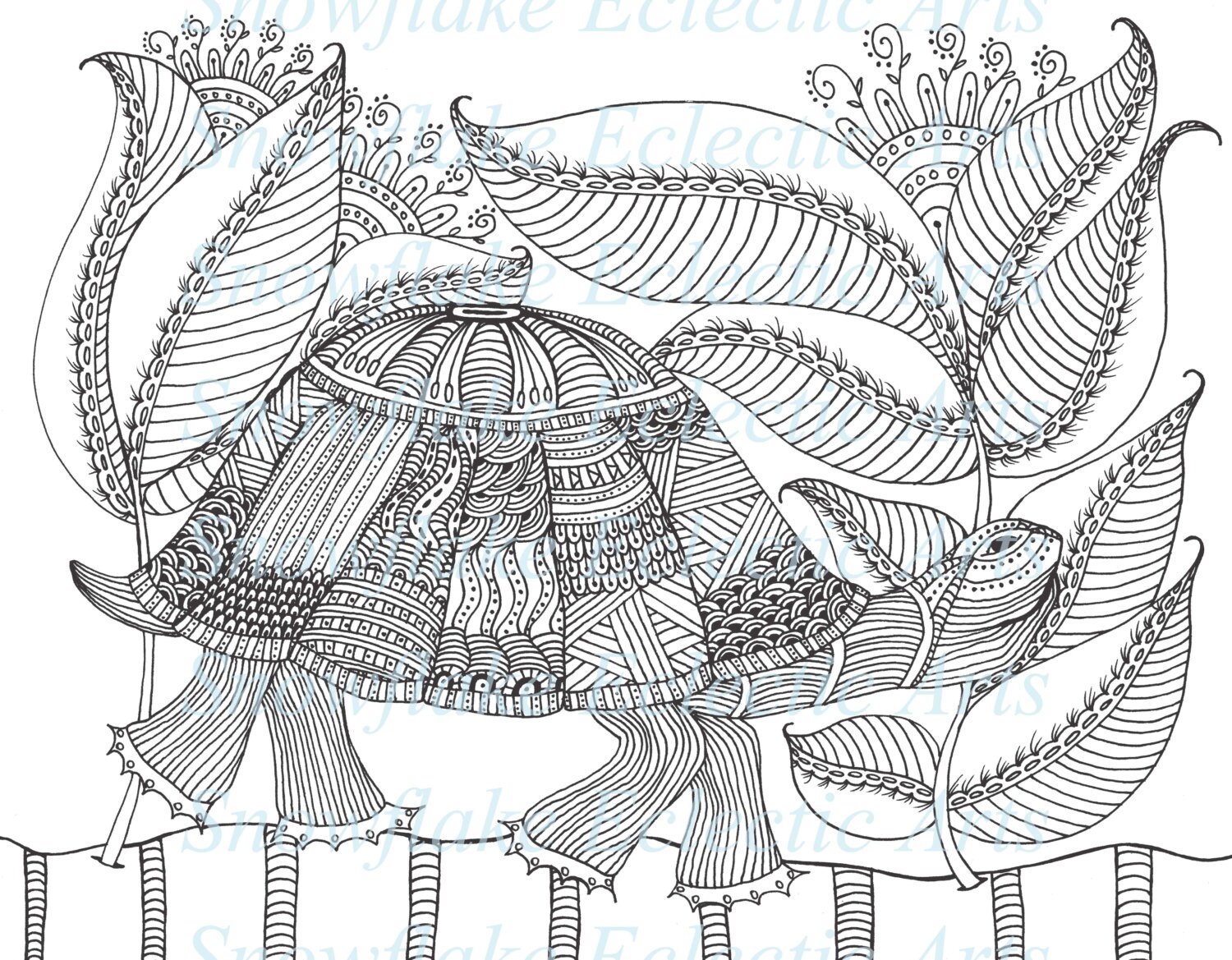 DIY COLORING Page Instant PDF Digital Download Printable Coloring Page ...