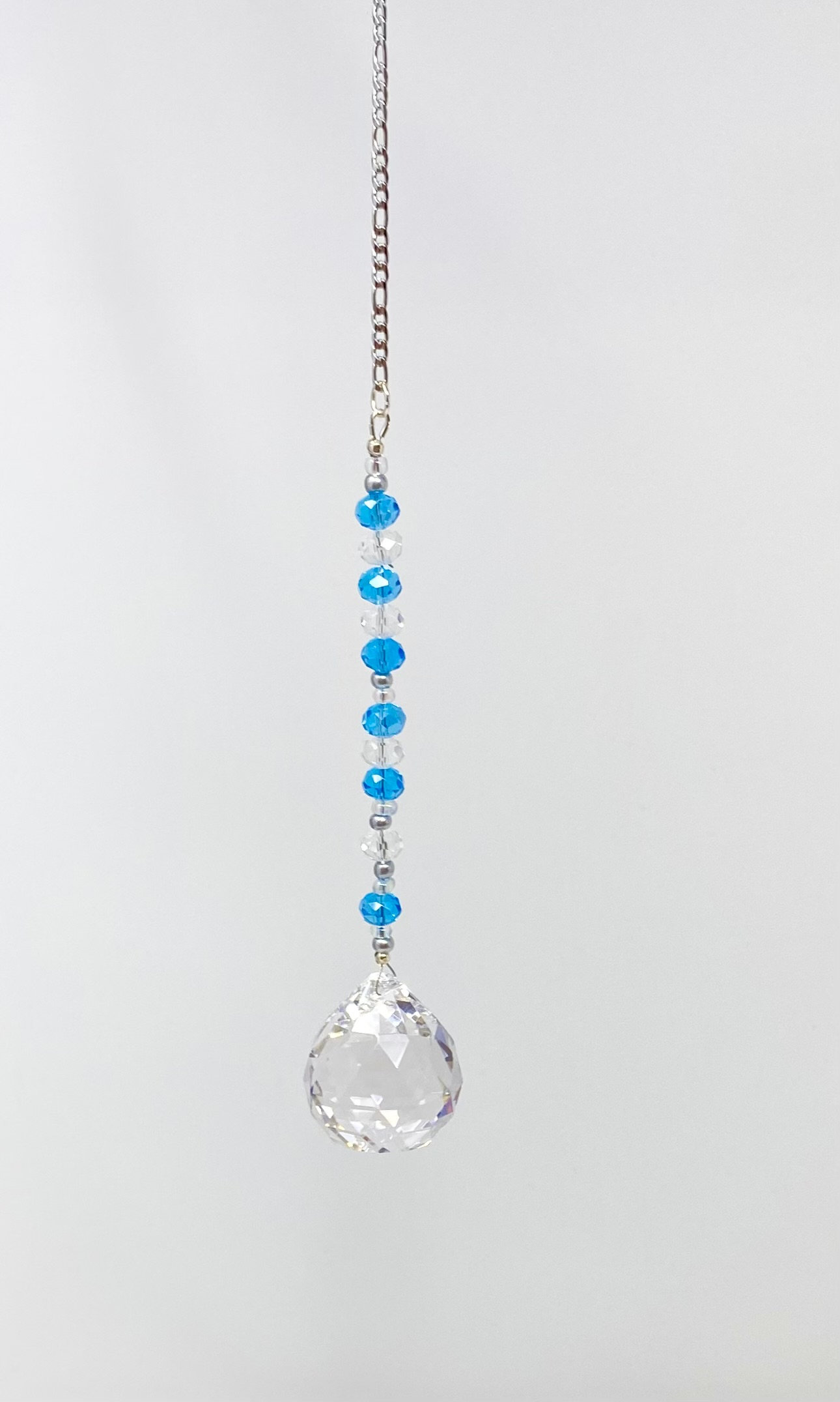 Crystal Prism Rainbow Suncatcher Brilliant 30mm Faceted Full - Etsy