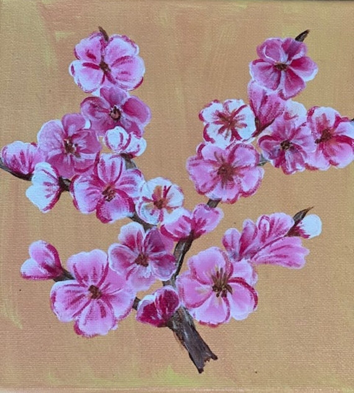 Hand Painted Cherry Blossoms - Etsy