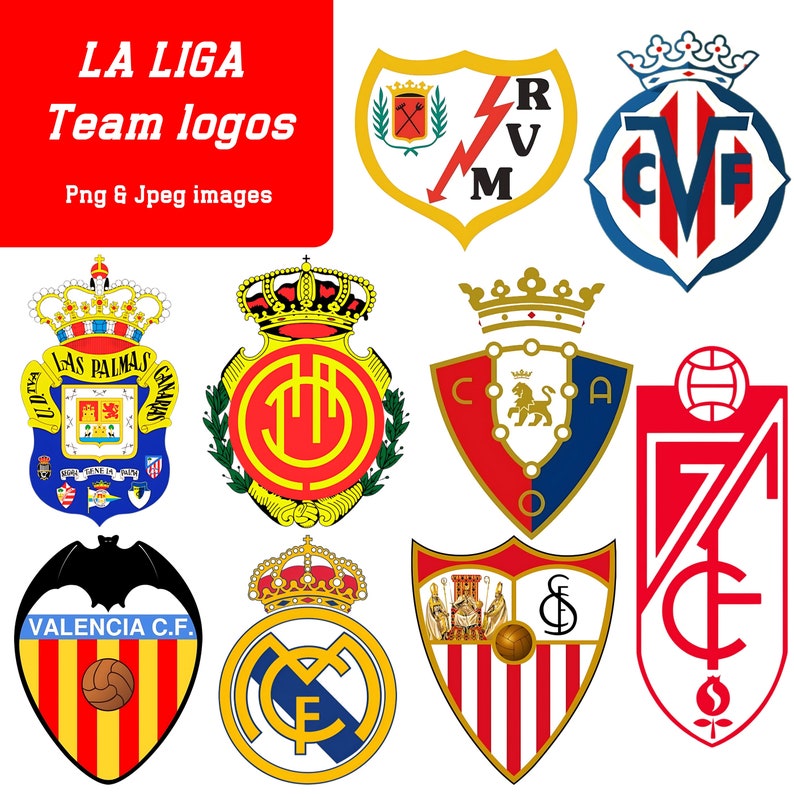 La Liga Team Logos, Football Team Logos, Football Svgs, Real Madrid ...