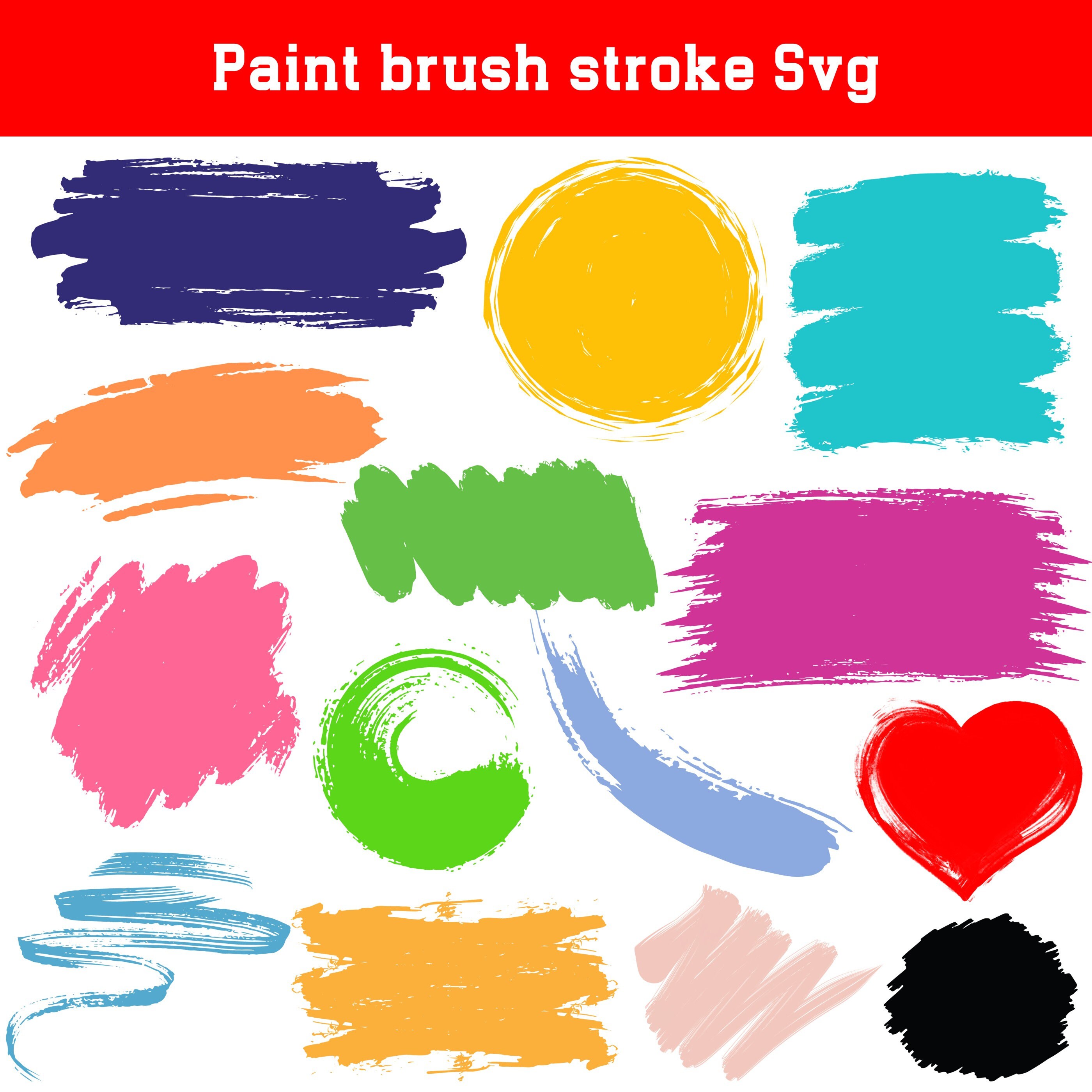 Paint Brush Stroke Svg, Paint Brush Svg, Paint Brush Stroke, Keychain ...